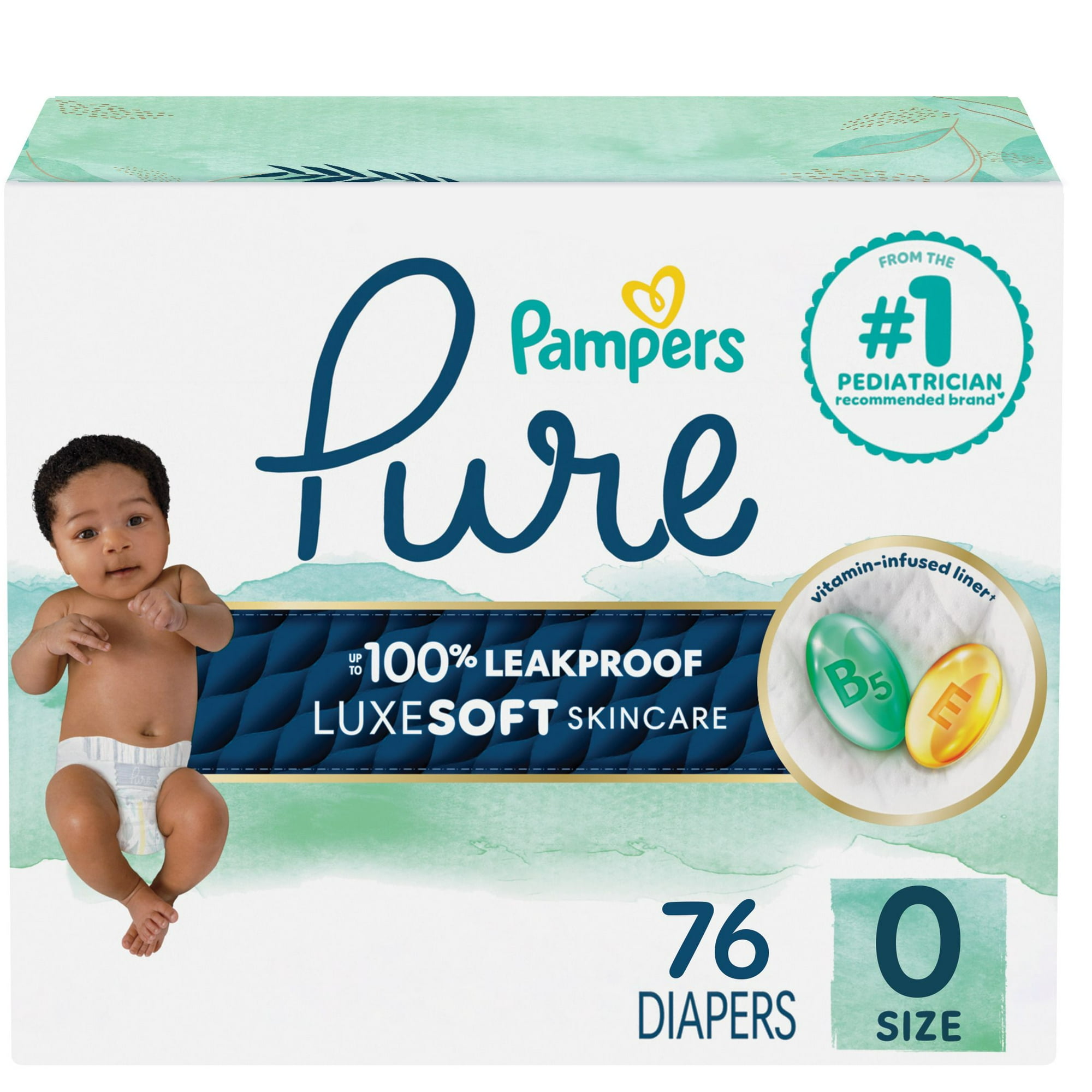 Click here for Pampers Pure Baby Diapers  Size 0 (10 Lbs )  76  U... prices