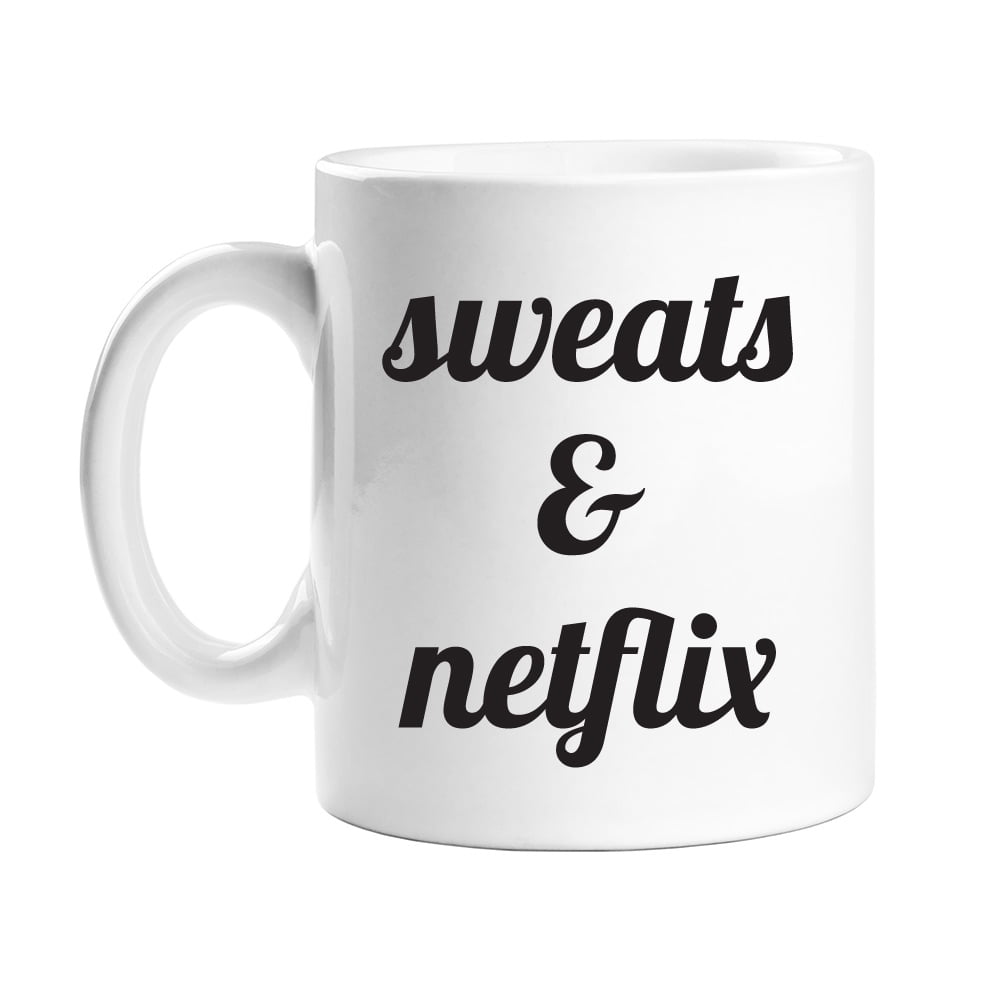 All Gifts Sweats and Netflix Coffee Mug - Walmart.com