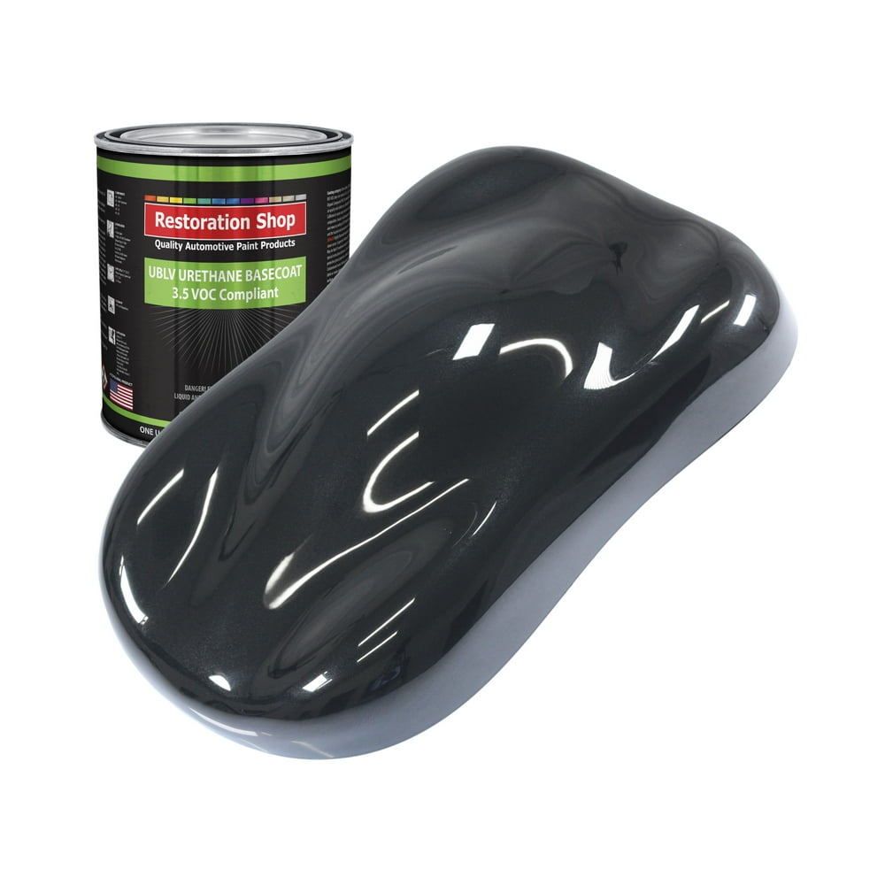 Phantom Black Pearl 1 Quart Low VOC URETHANE BASECOAT Car Auto Body ...