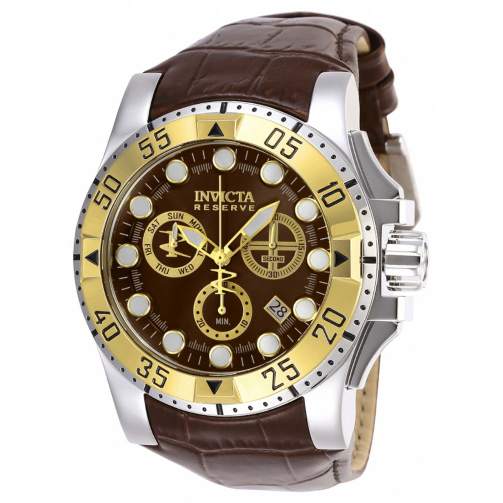 Invicta Reserve Men's 50mm Excursion Elegant Swiss Quartz Chronograph ...
