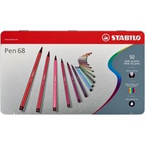 STABILO Pen 68 Colored Highlighters, Metal Tin, 46 Brilliant and ...