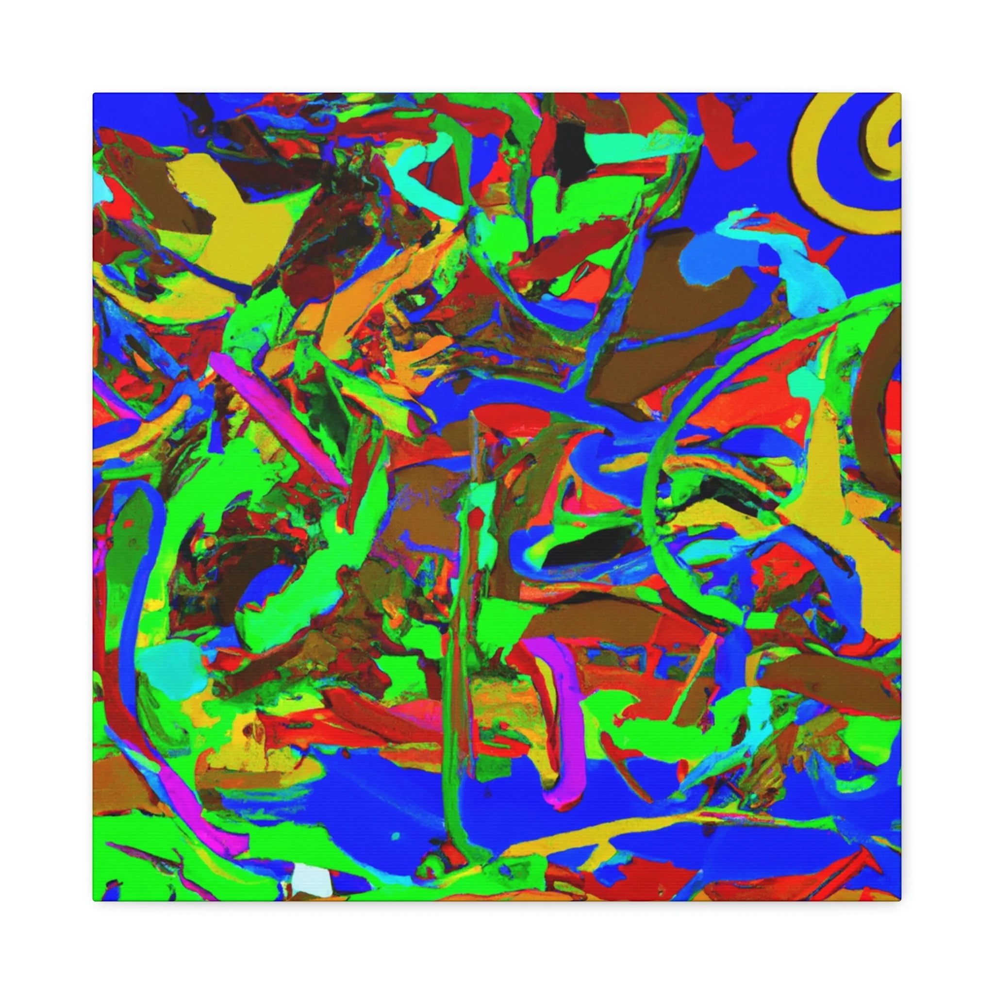 Dawn of Urgent Color - Canvas - Walmart.com