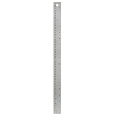 Pacific Arc, Stainless Steel Ruler with Inch (32nd & 64th) and Pica ...