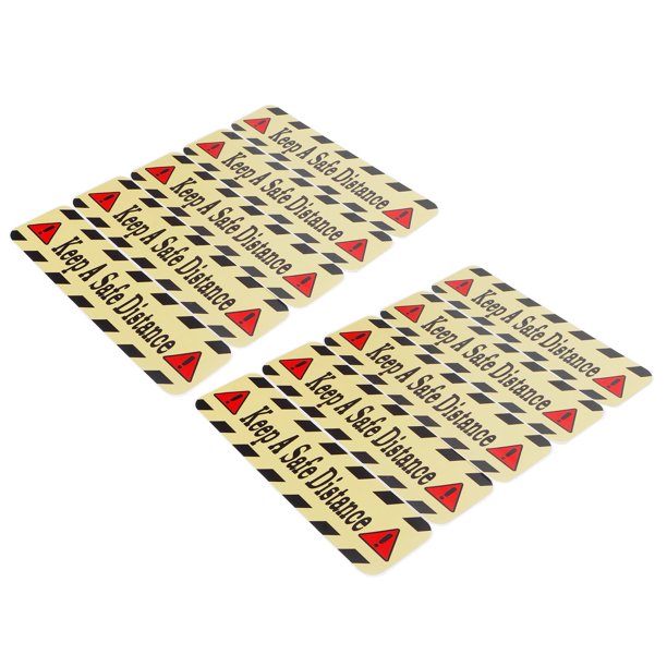 Warning Decal, Waterproof Warning Sticker, Mould-Proof High-Definition ...