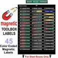 STARLIGHT- Ultimate Magnetic Toolbox Labels Fits All Steel Boxes Tool ...