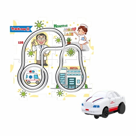 Puzzle Tracks,Vehicle and Puzzle Track STEM Activity Set,Puzzle Tracks ...