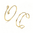 DESIGNICE 2Pcs Arm Cuffs Jewelry for Women Minimalist Upper Arm Cuff ...