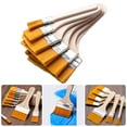 6pcs Nylon Art Paint Brush Set Keyboard Cleaning Brushes For Painting ...