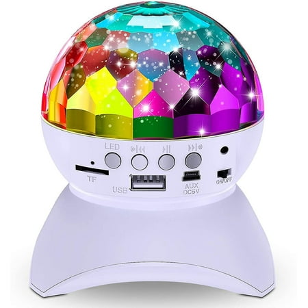 Disco Ball Home Party Wireless Bluetooth Projector, White | Walmart Canada