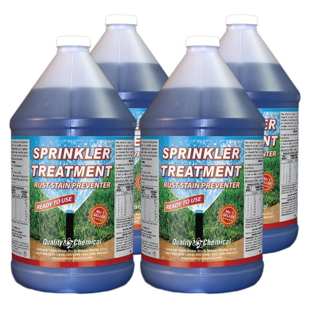 Sprinkler Treatment Rust Stain Preventor - 4 gallon case - Walmart.com
