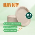 BPPEG Paper Plates,100% Compostable Heavy Duty Disposable 10 Inch Plate ...