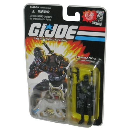GI Joe Comic Series (2008) Commando Snake Eyes Figure w/ White Timber ...