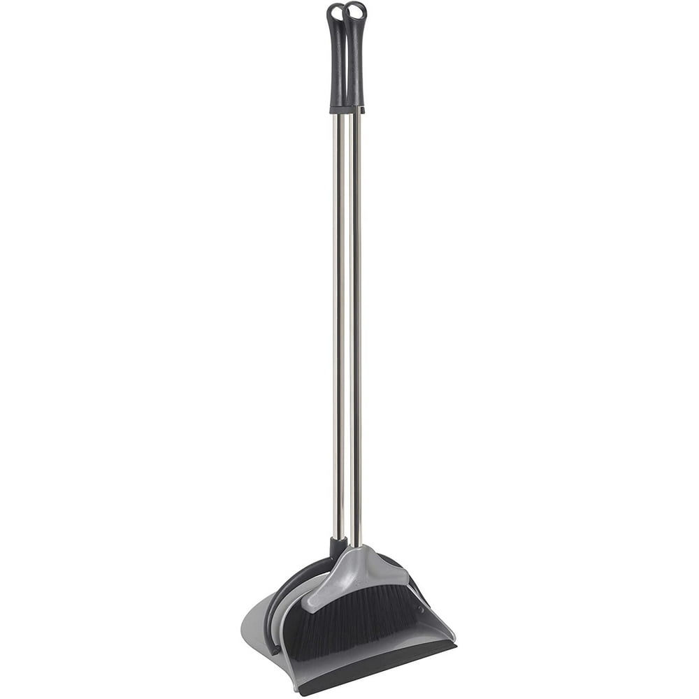 TIVIT Folding Dustpan Upright Sweep Set - Broom and Foldable & Upright ...