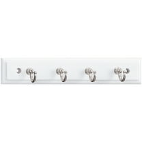 Better Homes & Gardens Miller 27" Wall Mounted Hook Rack, 4 Hooks ...