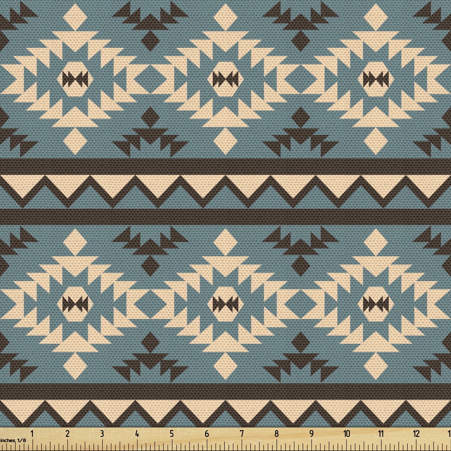 Tribal Print Pattern Blue