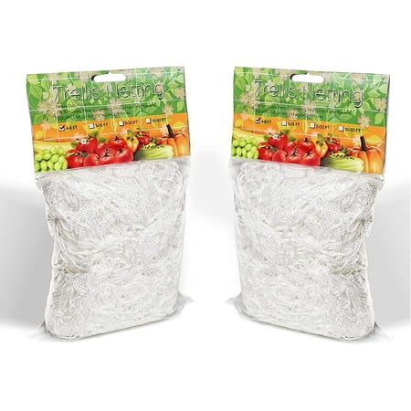 HYDGOOHO Plant Trellis Netting 4×8ft 2-Pack Trellis Net Heavy-Duty ...