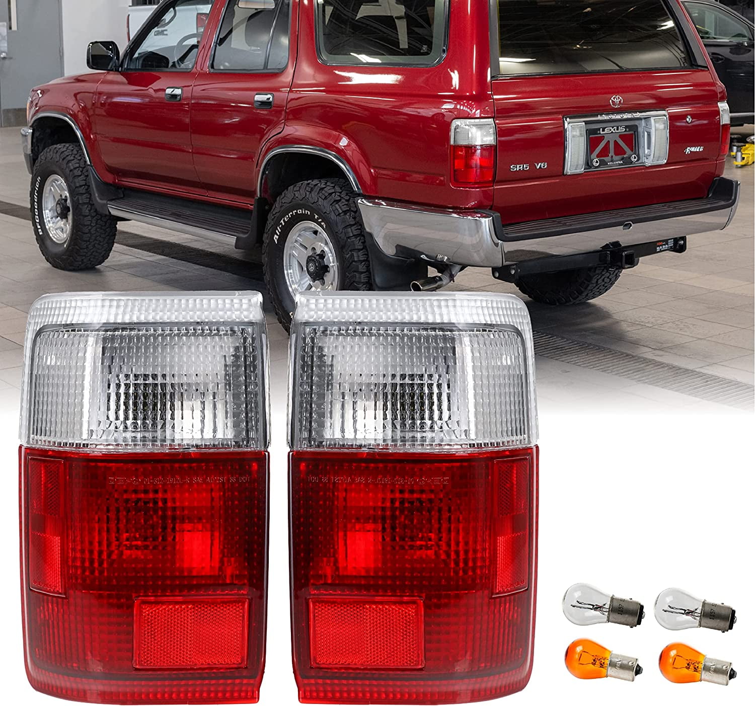 USR 90-92 4Runner Tail Lights - Rear Stock Replacement Taillight Brake ...