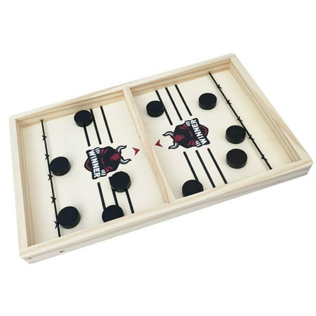 2-in-1 Foosball Winner Quick Drop Ball Game Table Ice Hockey Backgammon ...