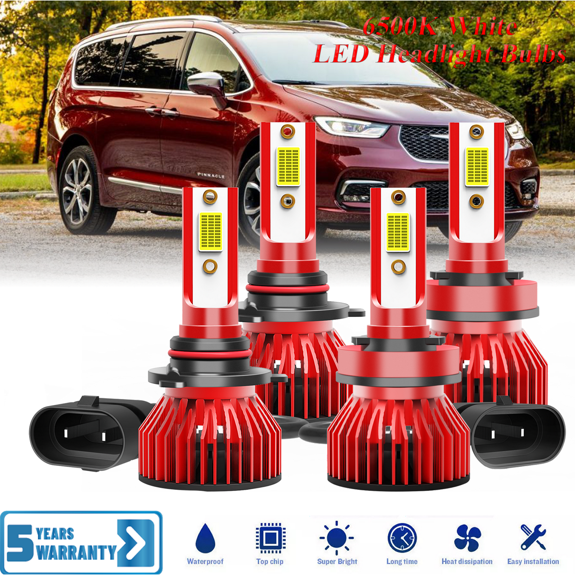 Click here for Aqj Fit For Chrysler Pacifica 2017-2024 - 9005 H11... prices