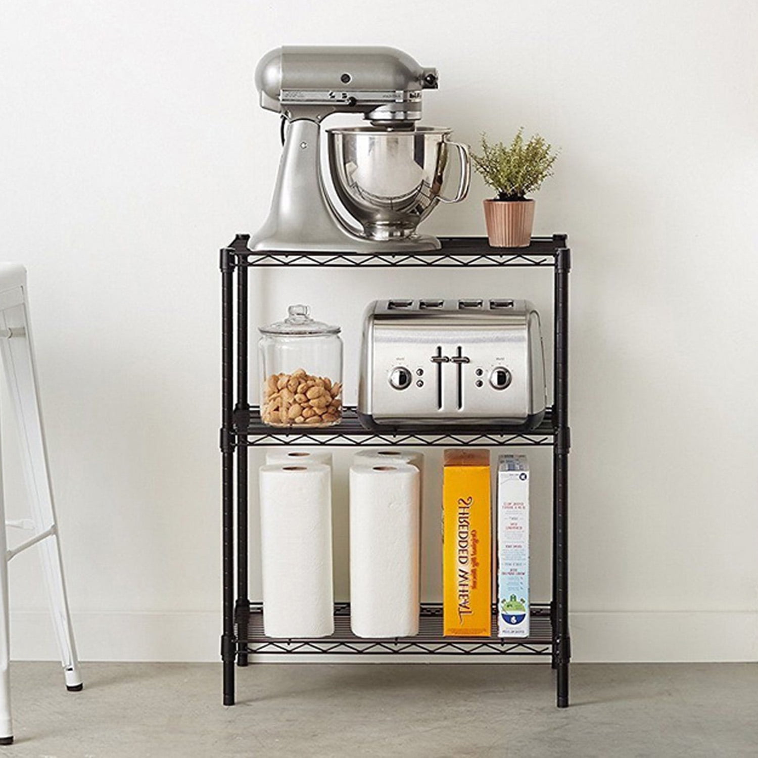 UWR-Nite 3 Tier Adjustable Storage Shelves Unit Rack, Heavy Duty ...