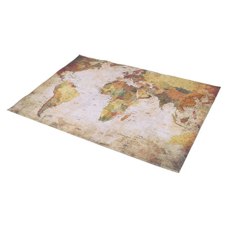 For Home Living Room World Map Mat, World Map Rug, For Dining Room ...