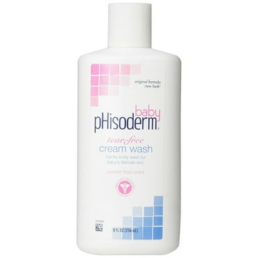 Phisoderm Dermatologist Recommended Baby Tear-Free Cream Wash, 8 oz ...