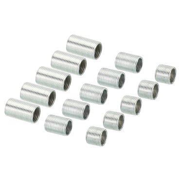 Uxcell M12 to M10 Thread Adapters Sleeve Reducing Nut 15mm Screw Pipe ...