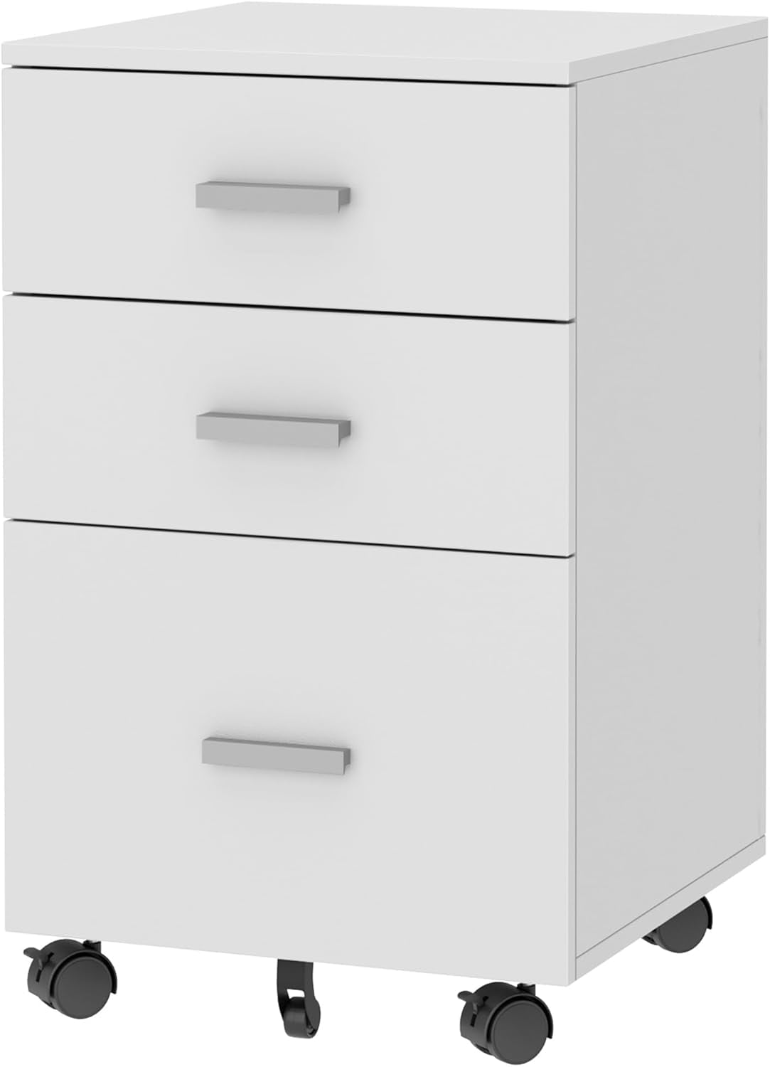 Lateral Filing Cabinet,3-Drawers File Cabinet,Mobile Office Storage ...