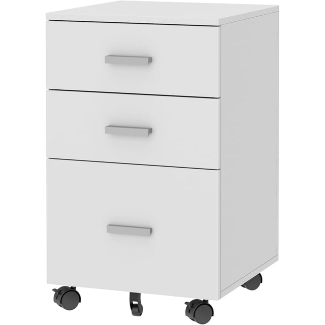 Lateral Filing Cabinet,3-Drawers File Cabinet,Mobile Office Storage ...