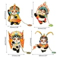 Delicate Cartoon Panda Bookmarks Metal Bookmarks with Chain Hollow out ...