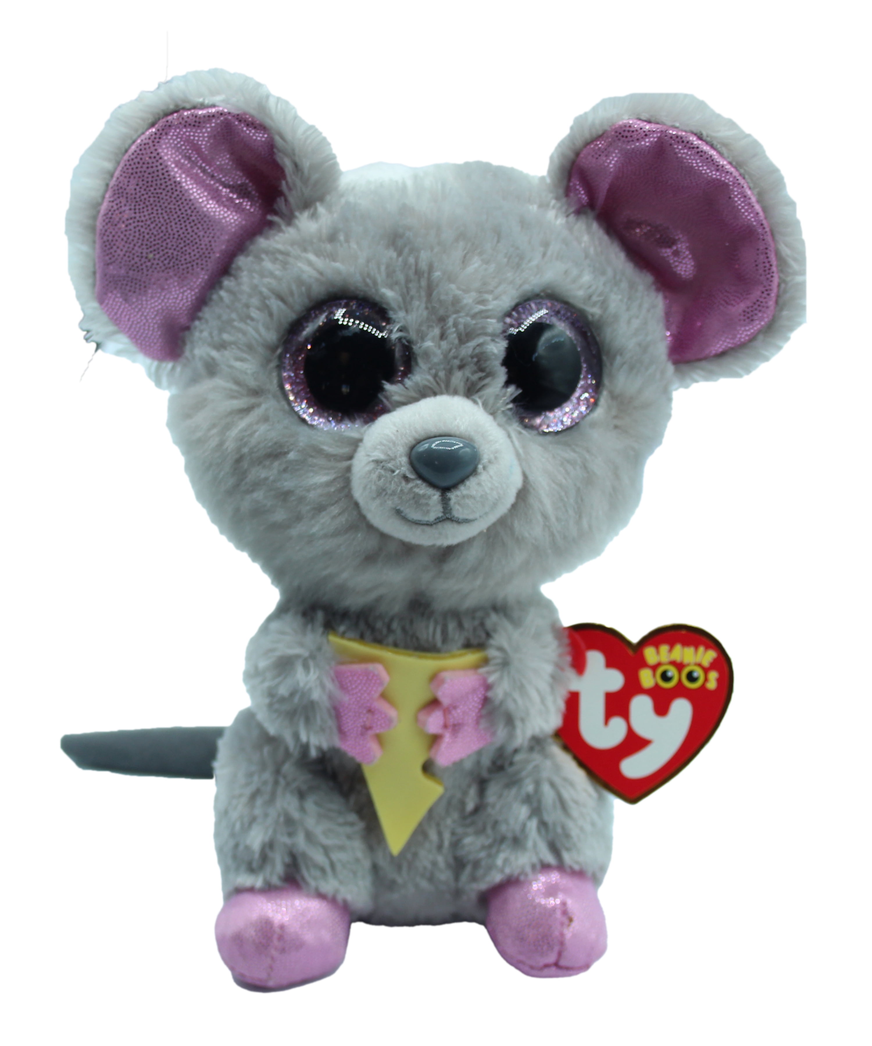 Ty Beanie Boo: Squeaker the Mouse - Glitter Eyes, Regular Size ...