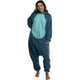 Disney Lilo & Stitch Unisex Adult Stitch Kigurumi Costume Fleece Union ...