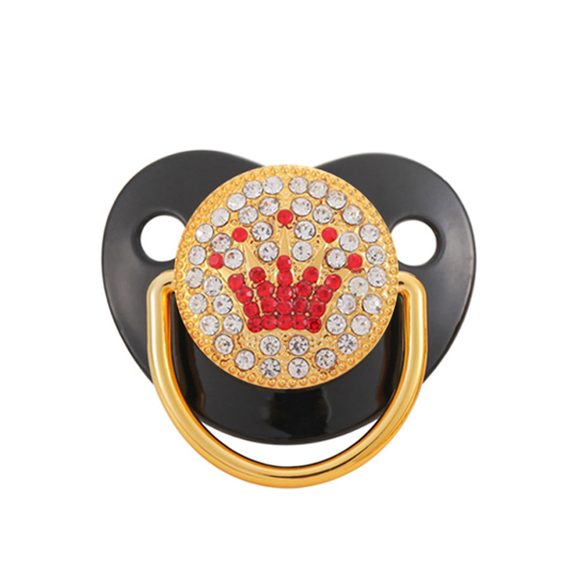 Multitrust Baby Soother Pacifier Fashion Rhinestones Pattern Infants ...