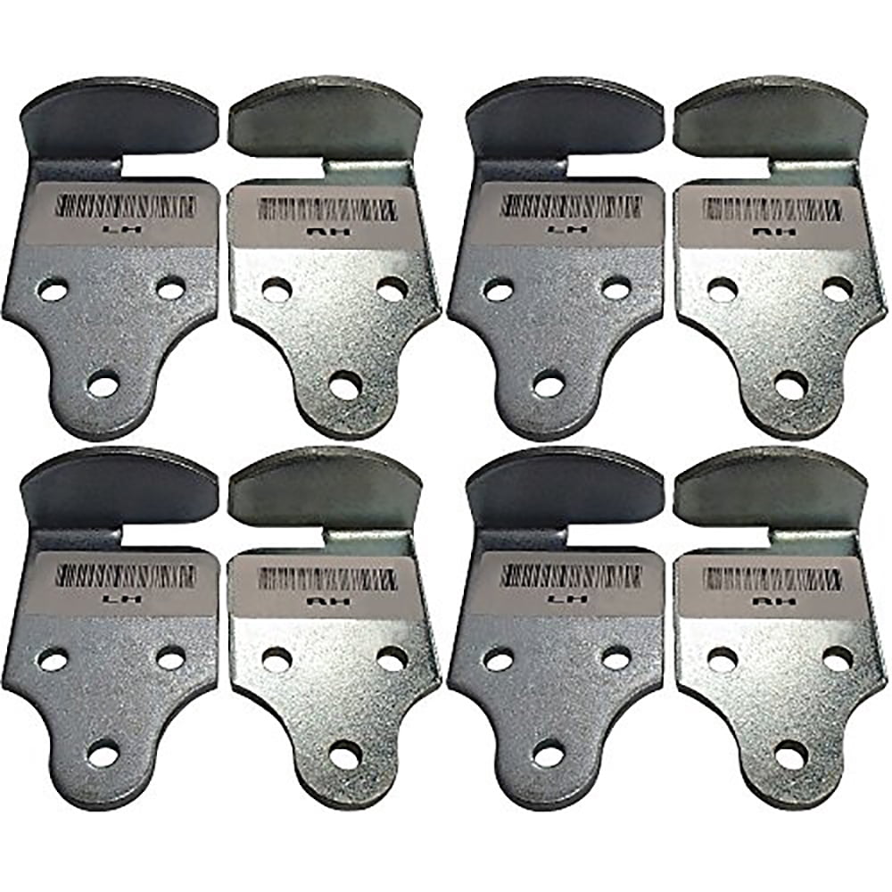 8 PC Utility Trailer Wood Sides Latch Rack Stake Body Gates Corner ...