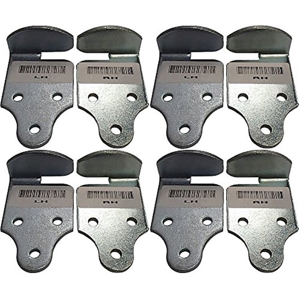 8 PC Utility Trailer Wood Sides Latch Rack Stake Body Gates Corner ...