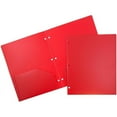 JAM Paper Heavy Duty Assorted 3 Hole Punch Folders Multicolor, 6 per ...