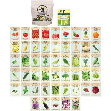 Set of (43) Current Year Assorted Vegetable & Herb Seeds - Create a ...