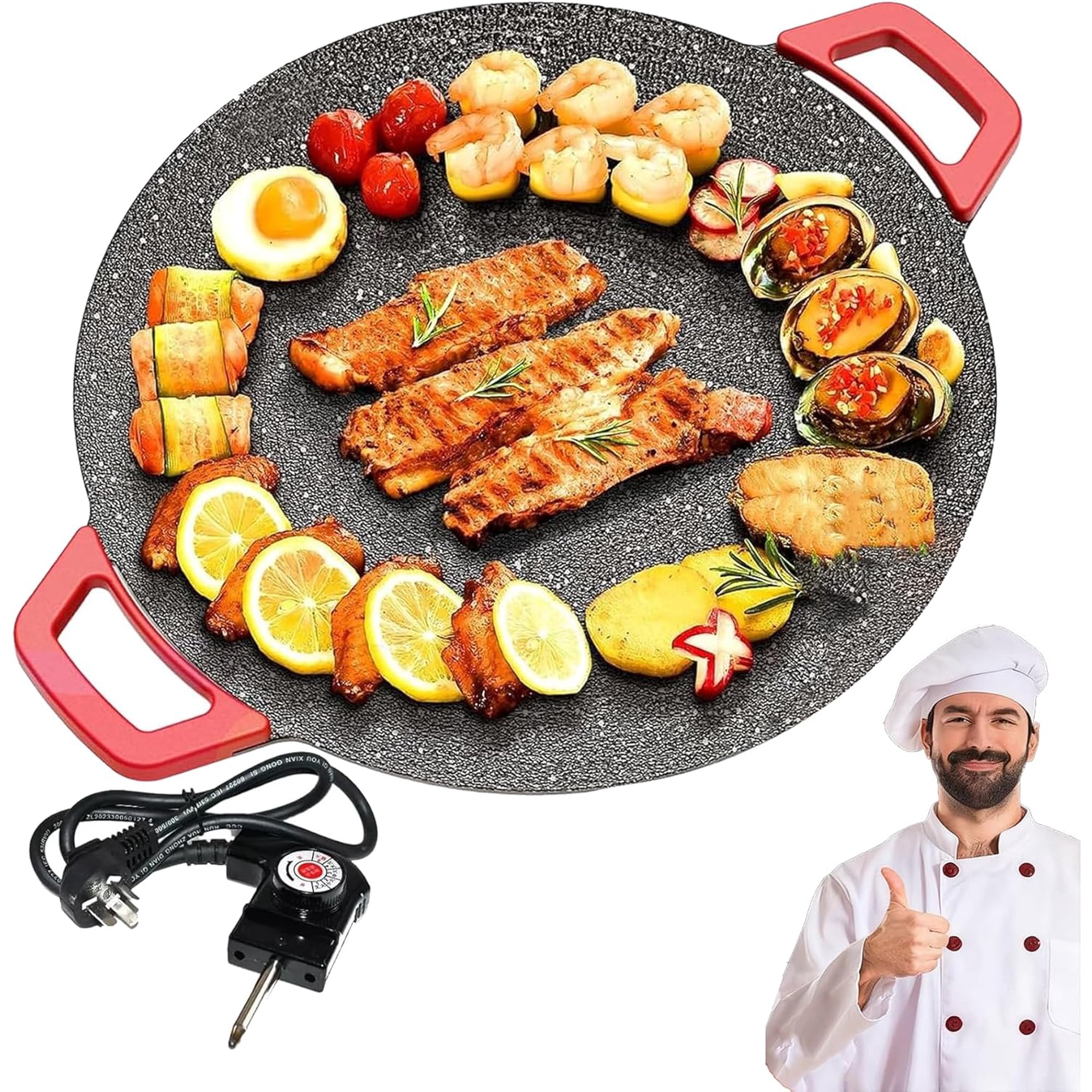 Click here for Zorvita Non-Stick Electric Indoor Grill Pan  11-15... prices