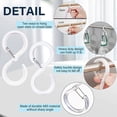 S Hooks with Safety Buckle for Hanging, Anti-Drop S Shaped Hooks for ...