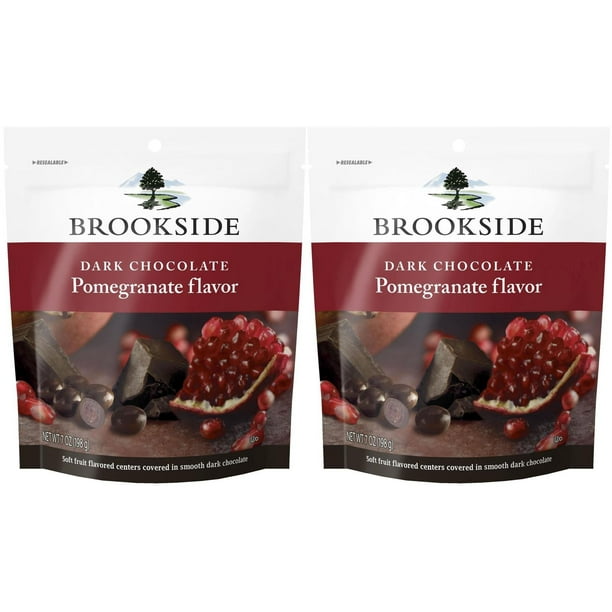 Brookside Dark Chocolate - Pomegranate - 7 oz - 2 Pack - Walmart.com