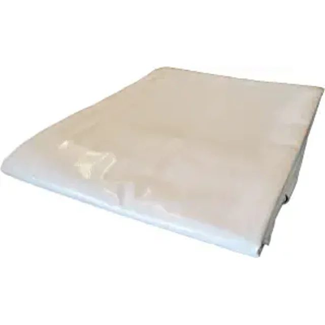 White Vinyl Tarp 13oz Industrial Grade Tarps (Choose Size) (9'x12 ...