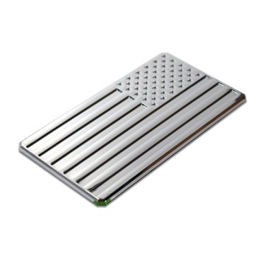 Cruiser Accessories 3D-Cals American Flag, Chrome - Walmart.com