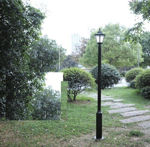 Veranda Black 84 3.9/4.7" High Post and Cap Base - Walmart.com ...