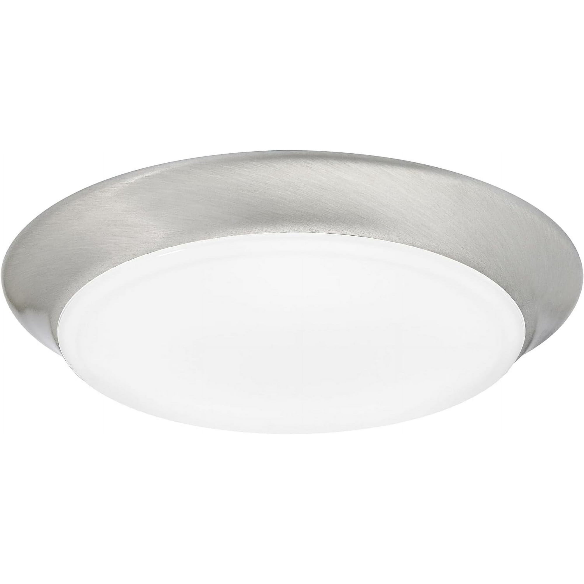Click here for Ld Seller 7 In. Satin Nickel Slim Round Led Flush... prices