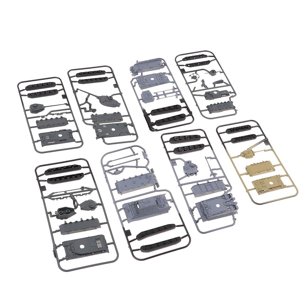 4D 1:144 Modern Tank Model Heavy Tank Table Home Model Decorations DIY ...