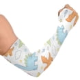 Cute Dinosaur UV Protection Cooling Arm Sleeves, Compression Sun ...