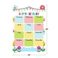 Happy Birthday Chart Classroom Decor Preschool Laminated Poster 16x24 ...