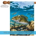 Toland Home Garden Smallmouth Bass Pond House Flag - Walmart.com