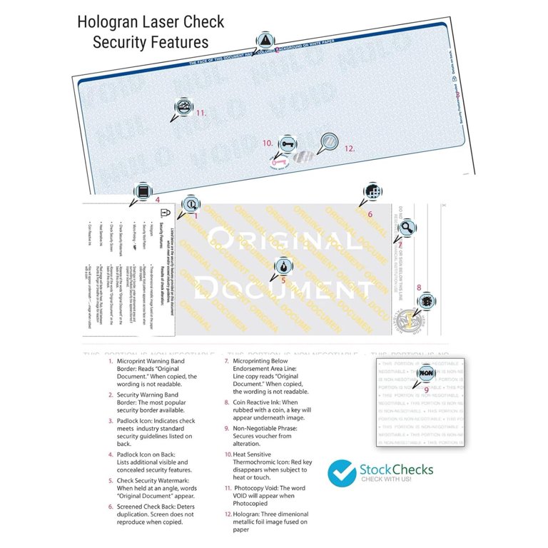 Check Paper For Printer Checks By Veribest - Top Laser Checks, High ...