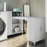 RealRooms Basin Crafters Workstation - Hobby and Craft Desk with Ample ...